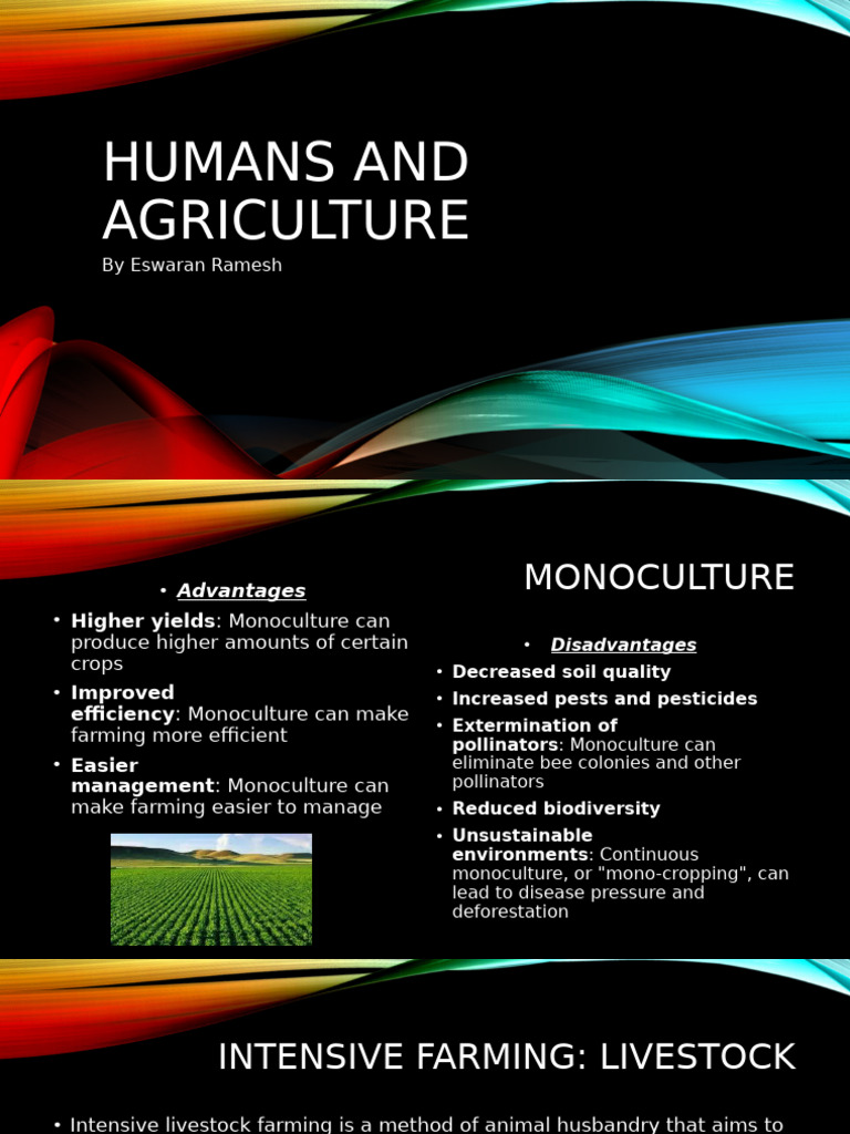 Humans and Agriculture-1 | PDF