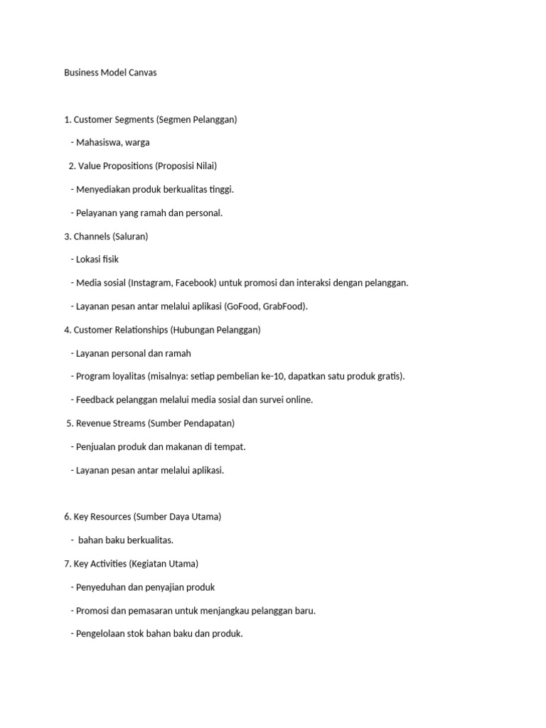 Business Model-WPS Office | PDF | Business