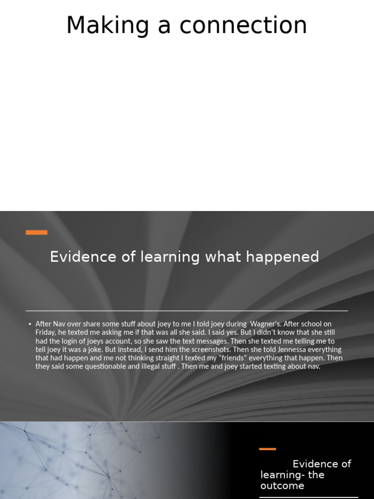 Making A Connection | PDF