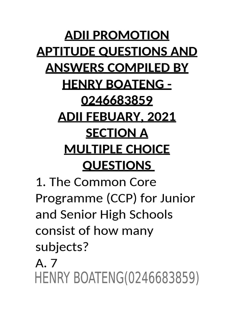 .Adii Feb 2021 Promotion Aptitude Questions and Answers - 1688844684000 ...