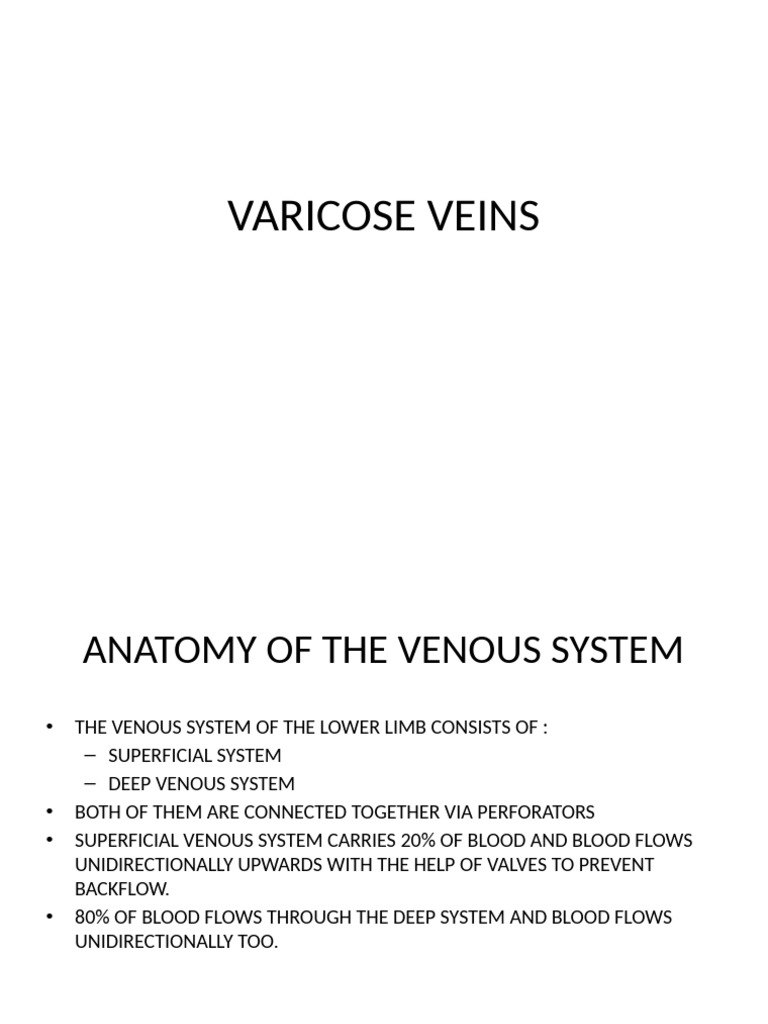 Varicose Veins | PDF