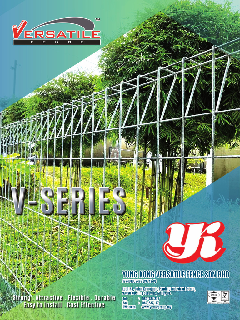 Versatile Fence V Series Heavy Galvanized Iron Welded Fence Security ...