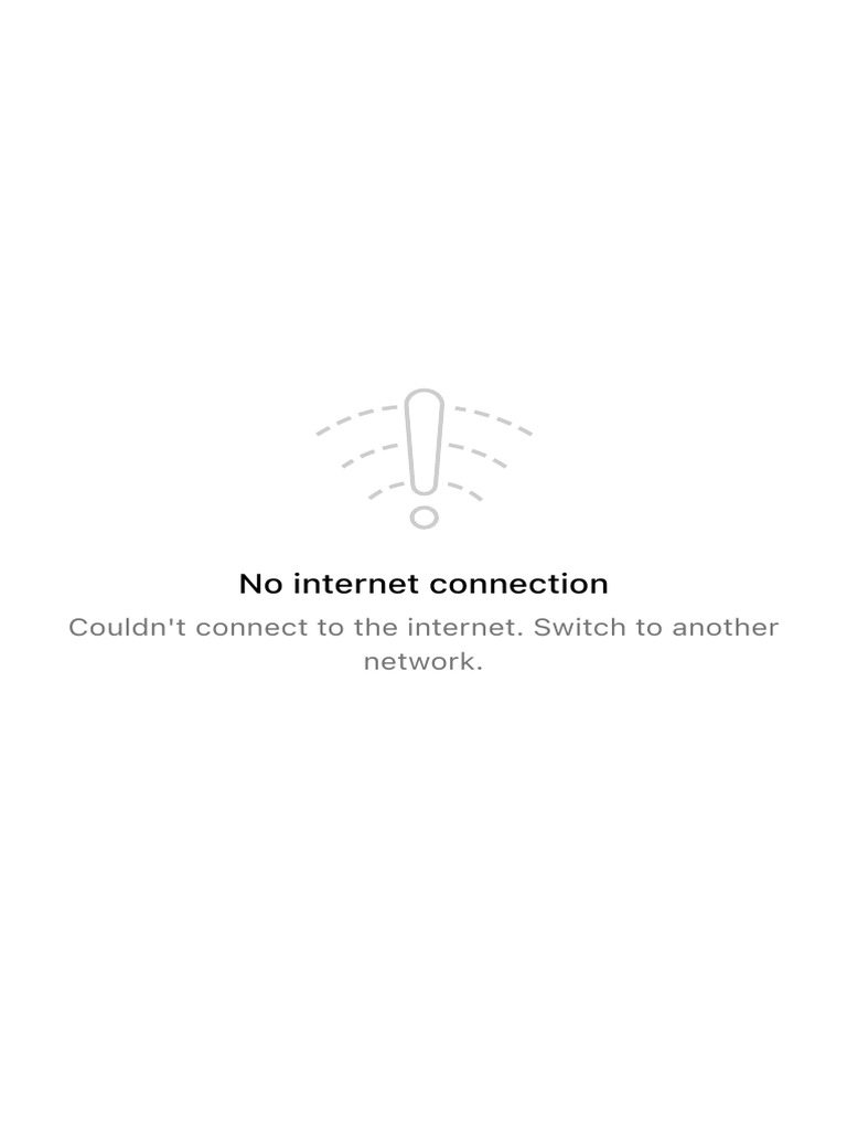 Temu No Internet Connection | PDF