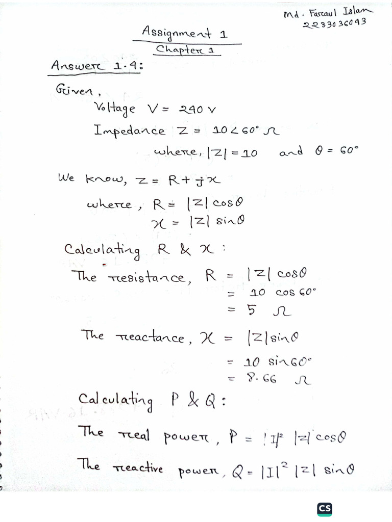 EEE-Assignment-1 | PDF