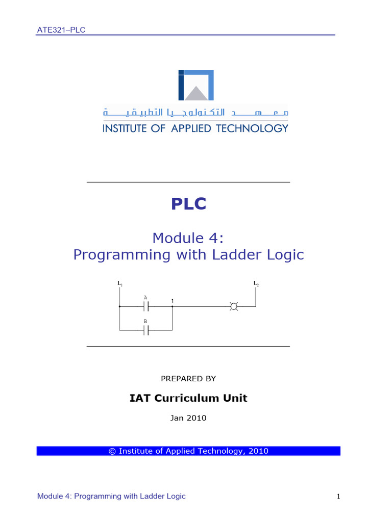 Ate321 PLC Module4 | PDF