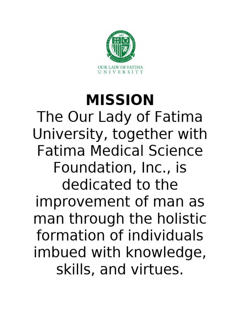 Mission Vision | PDF