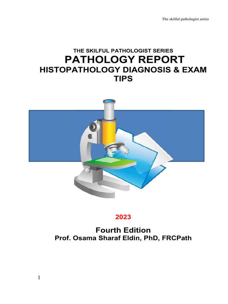 Pathology Report Book | PDF