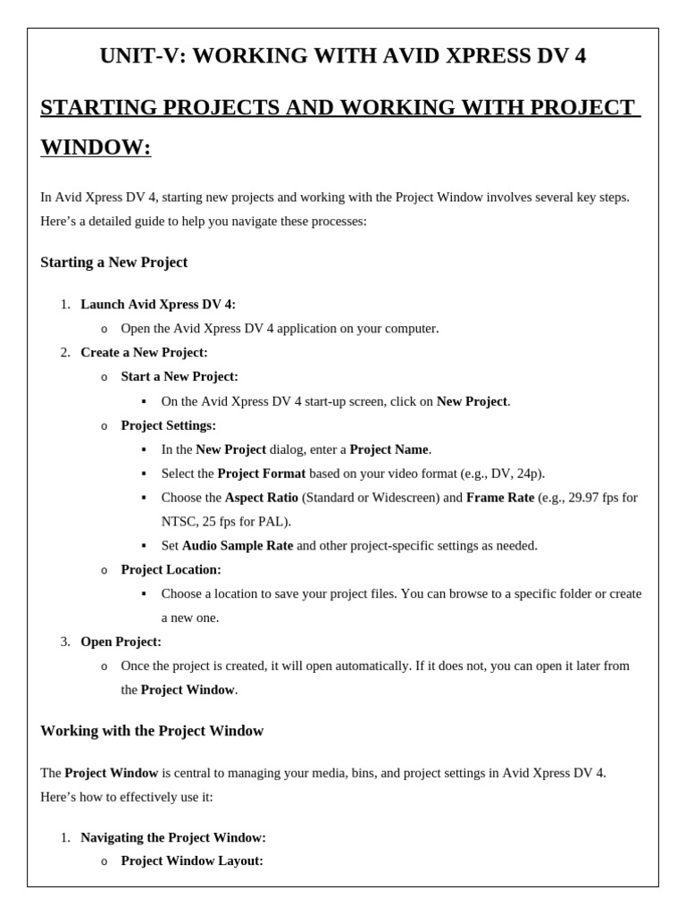 CCS371 - Video Creation and Editing - Unit-5 | PDF