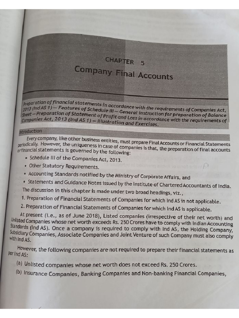 Company Final Accounts | PDF