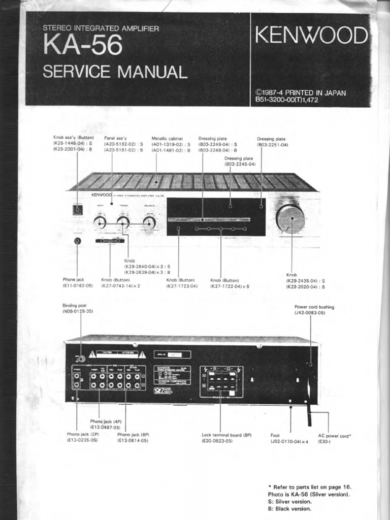 Kenwood Ka 56 | PDF