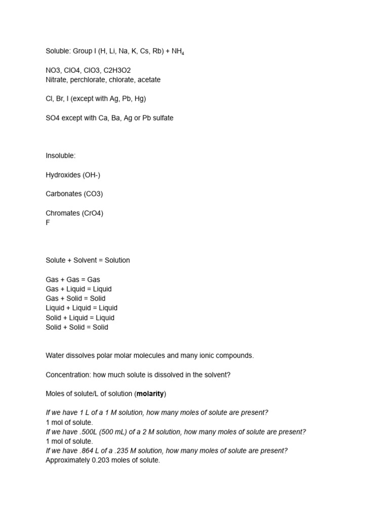 Titration Notes | PDF