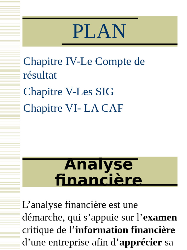 Chapitres Iv-V-Vi-Cr-Sig-Caf | PDF