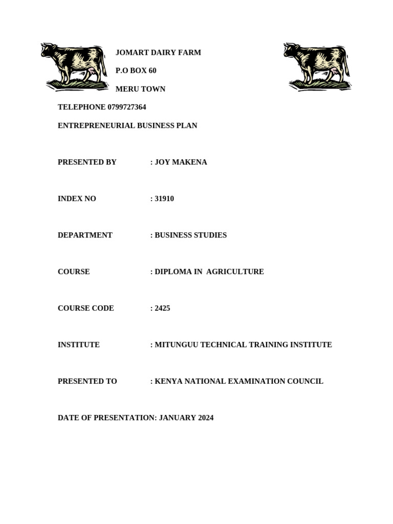 JOY BUSINESS PLAN | PDF