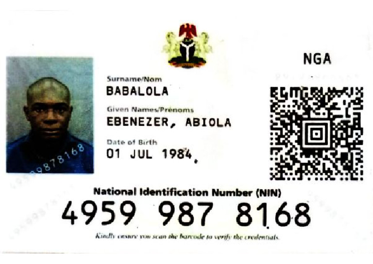 National Identity Documents | PDF