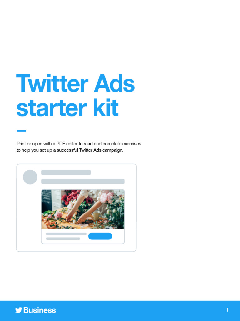 Starter Kit Twitter Ads 1015 | PDF