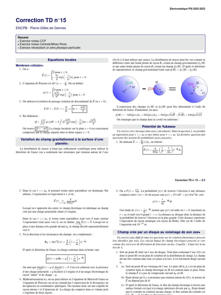 TD15 Correction | PDF