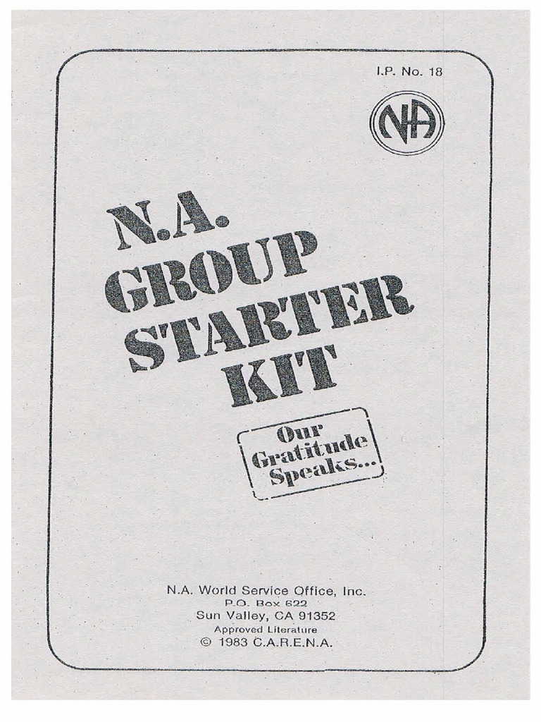 1983 NA. Group-Starter Kit IP. No.18 | PDF