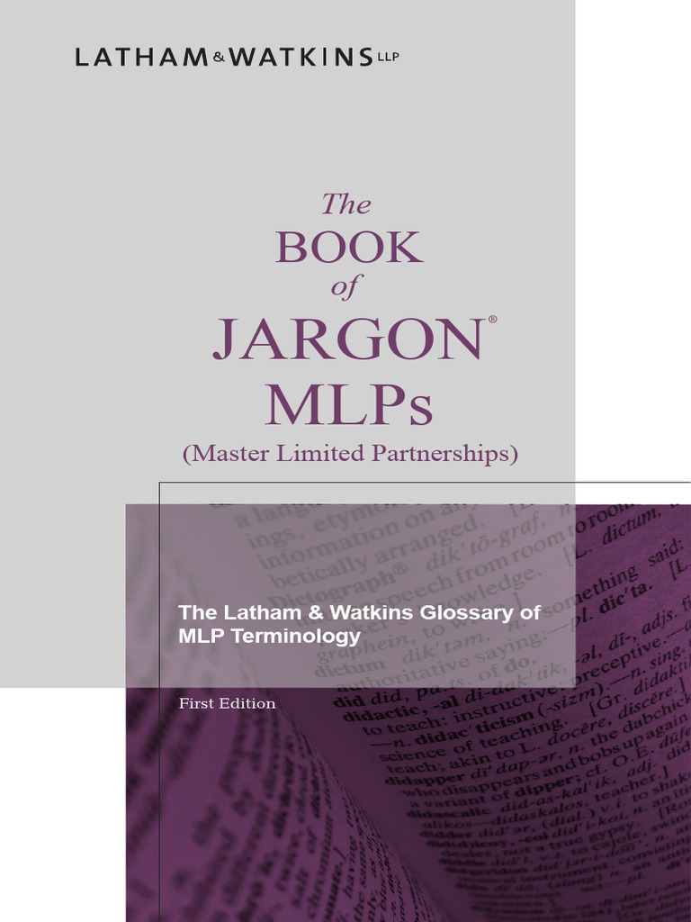 Book of Jargon - Master Limited Partnership | PDF