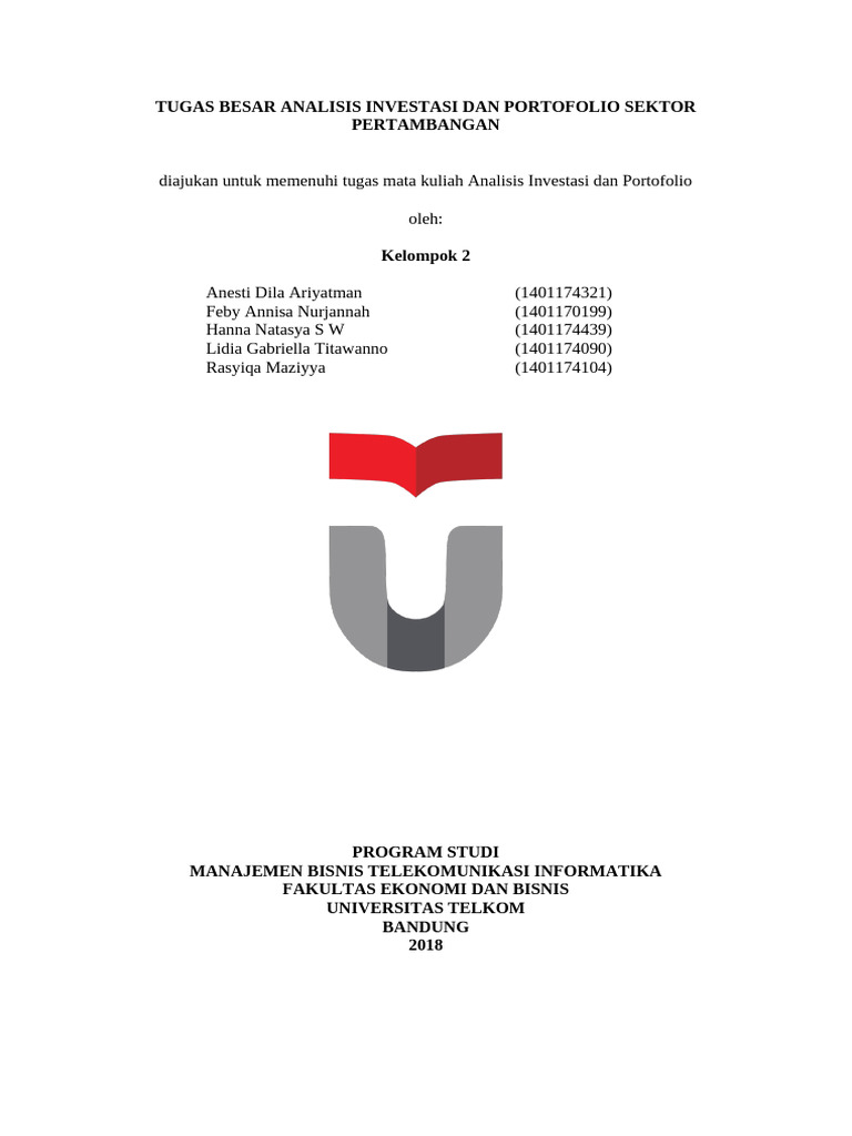 Contoh Tugas Besar Analisis Investasi Dan Portofolio | PDF