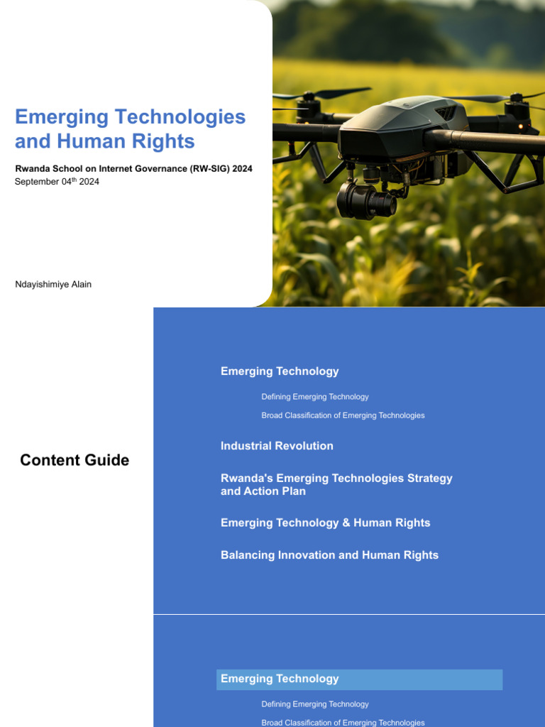 Emerging Technologies and Human Rights | PDF | Emerging Technologies | Artificial Intelligence