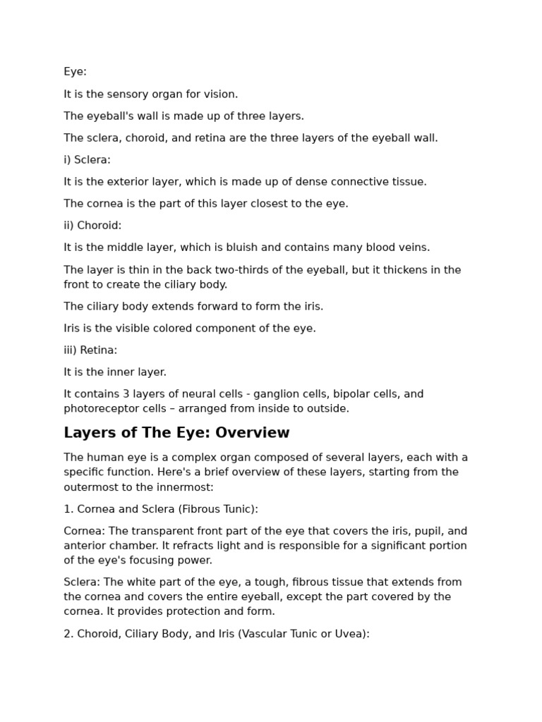 Eye | PDF