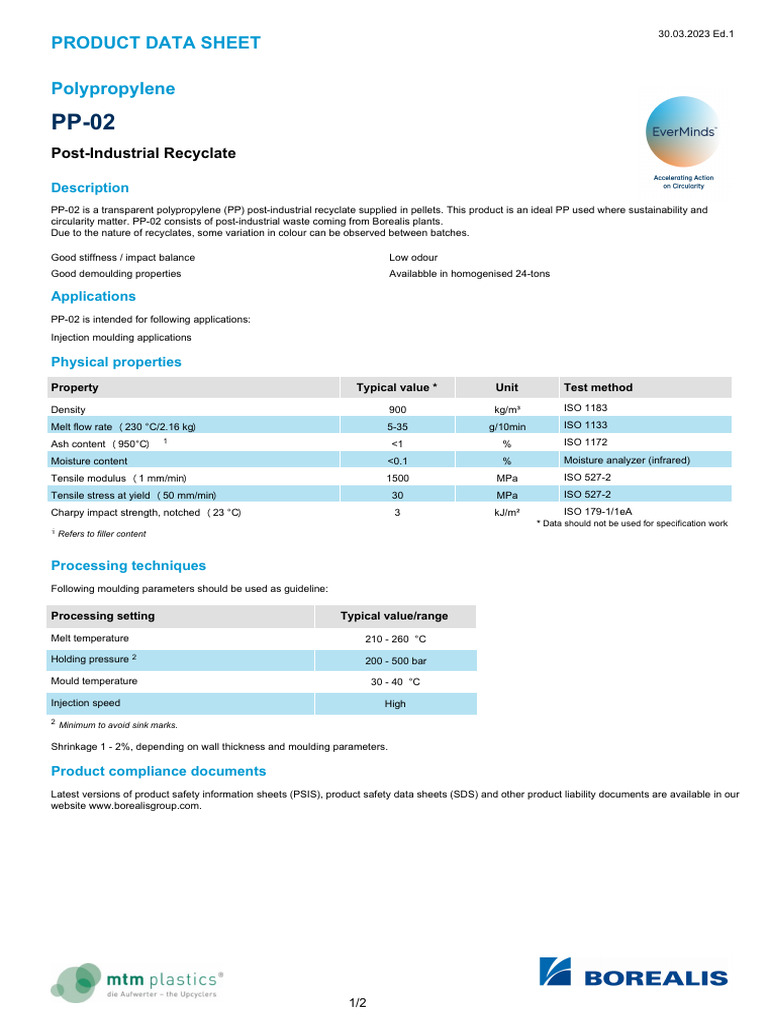PP 02 PDS Reg - World en V1 PDS World 61510 PDS - PP 02 - 1 - 30032023 | PDF