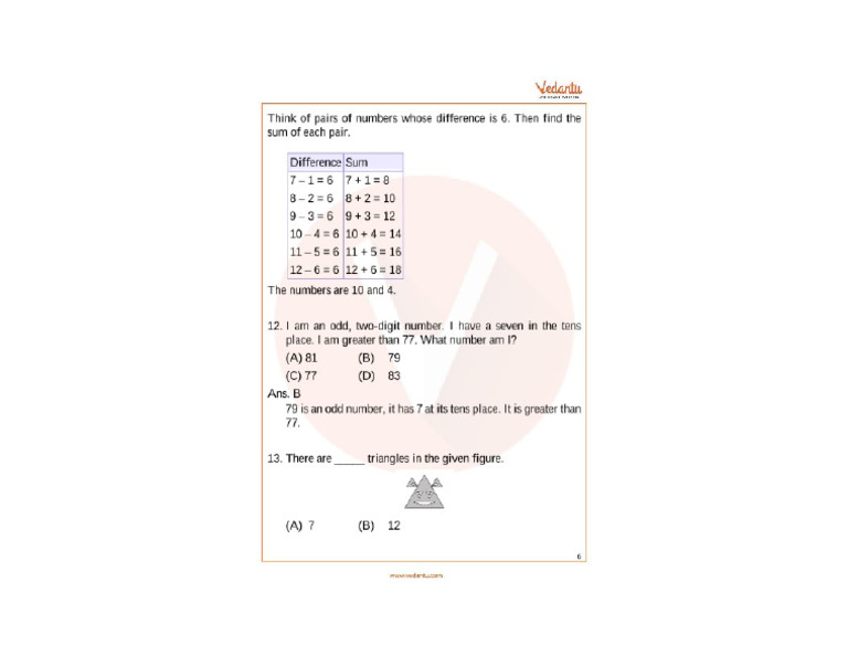 Class 3 KA Maths Olymp - 2 | PDF