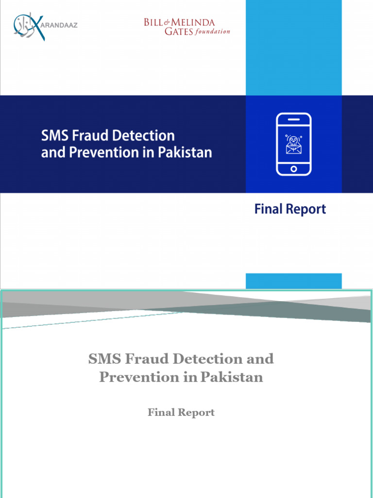 Sms Fraud Detection And Prevention In Pakistan Pdf Spamming