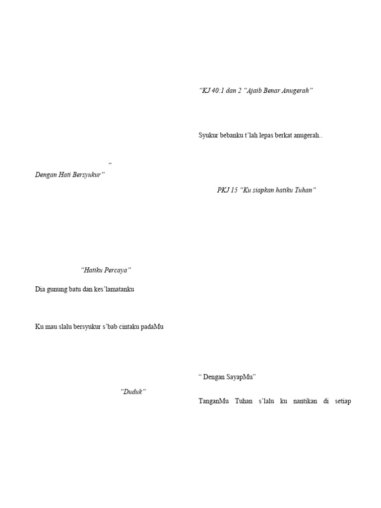 Saat Teduh | PDF