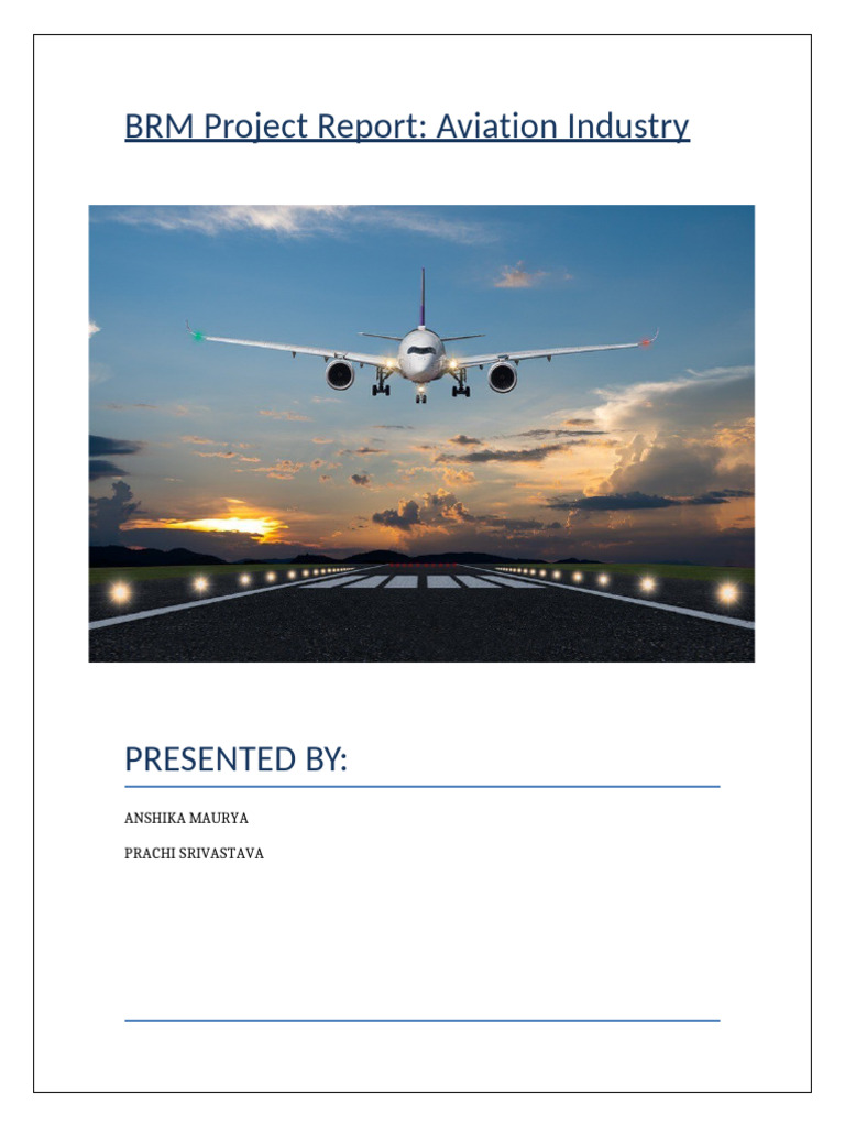 BRM Project Aviation Industry | PDF