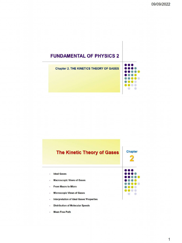 Fundamental of Physics 2 - Chapter 2 | PDF