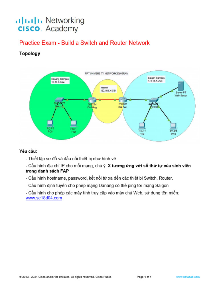 LAB Build A Switch and Router Network | PDF