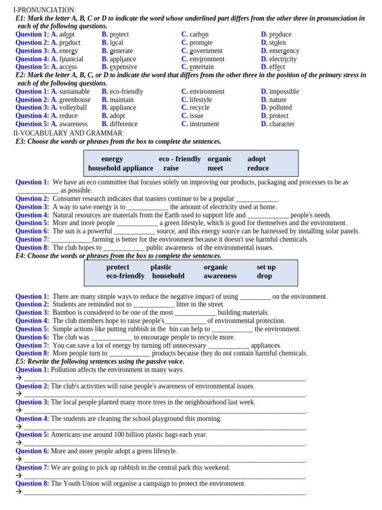 bai tap unit 2 anh 10 | PDF