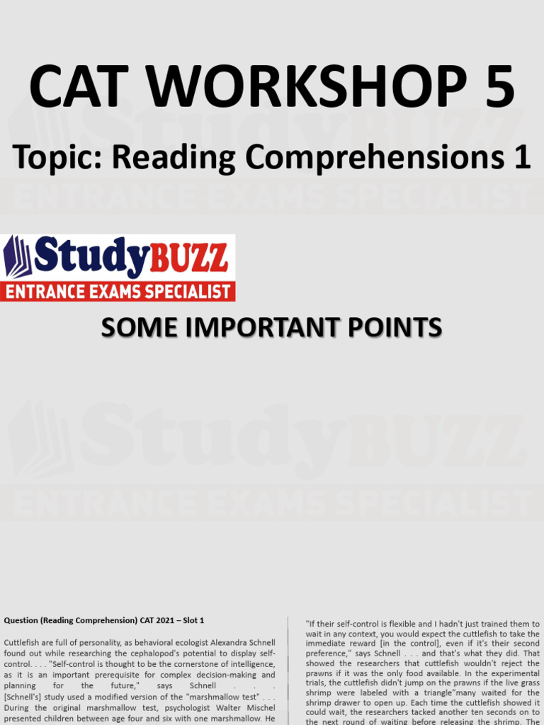 Class 5 Reading Comprehension 1 | PDF