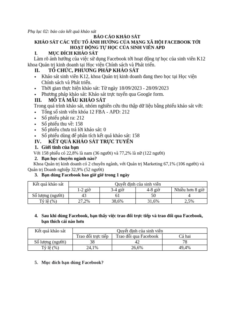 BÁO-CÁO-KH O-SÁT Nghiên C U | PDF