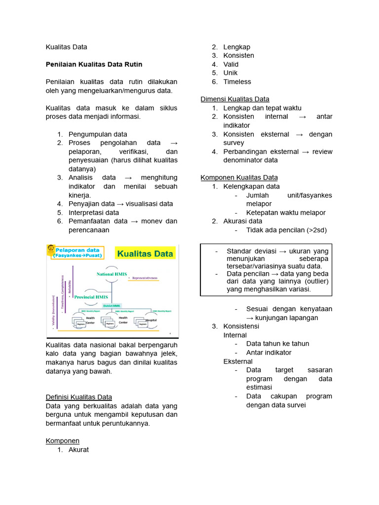 Kualitas Data | PDF