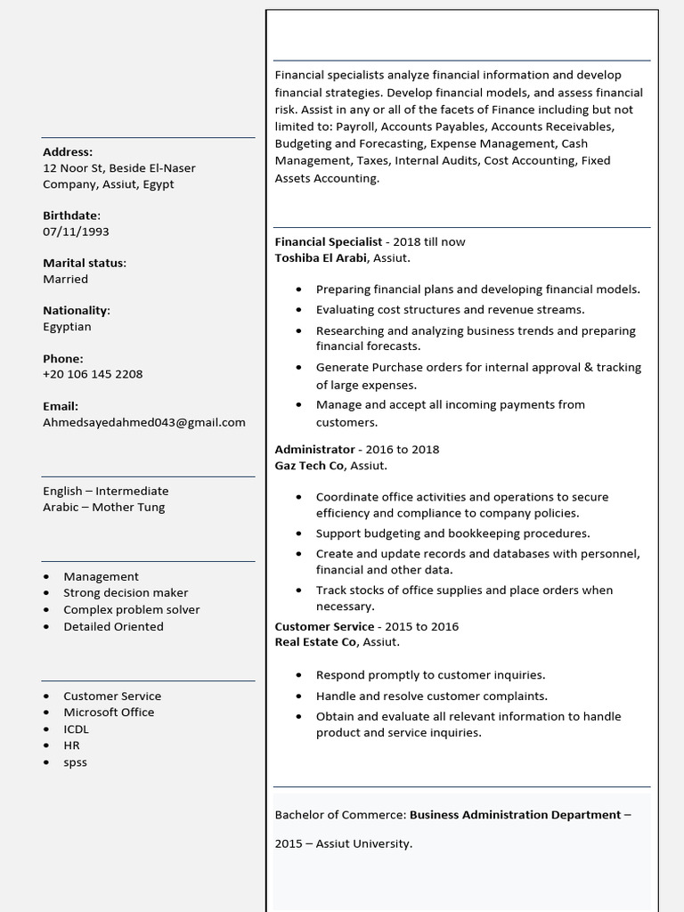 Ahmed Sayed_Resume | PDF Ahmed Sayed_Resume | PDF
