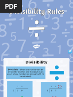 Divisibility Rules 1 10 Chart 1a | PDF | Arithmetic | Mathematics