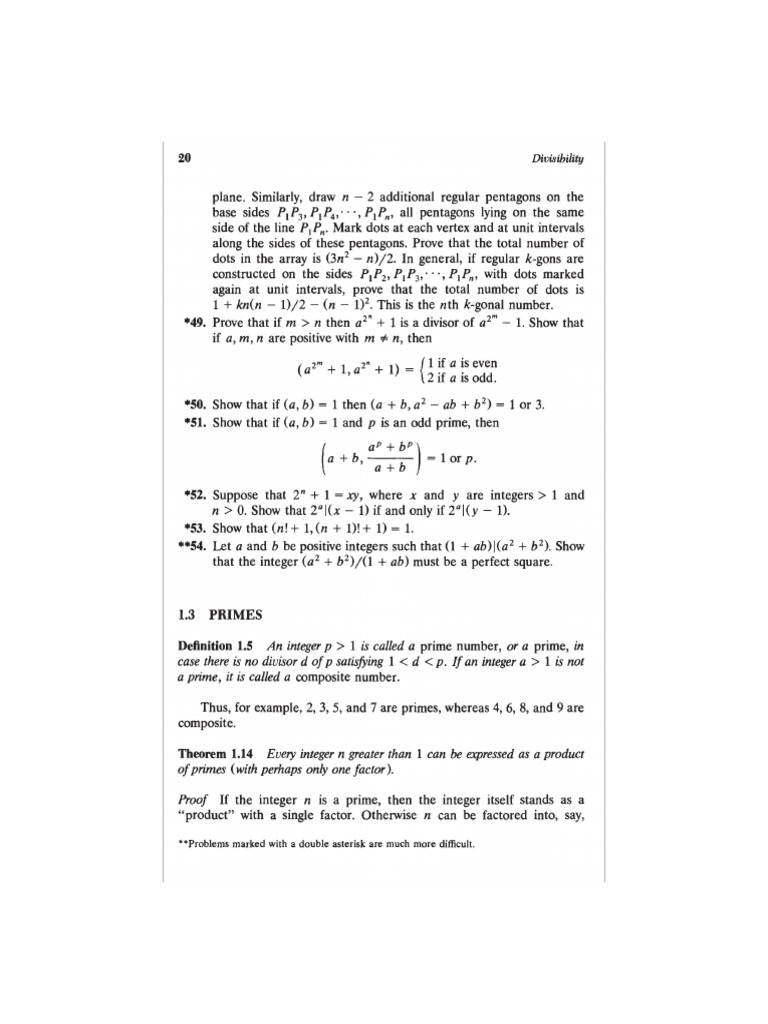Number Theory | PDF