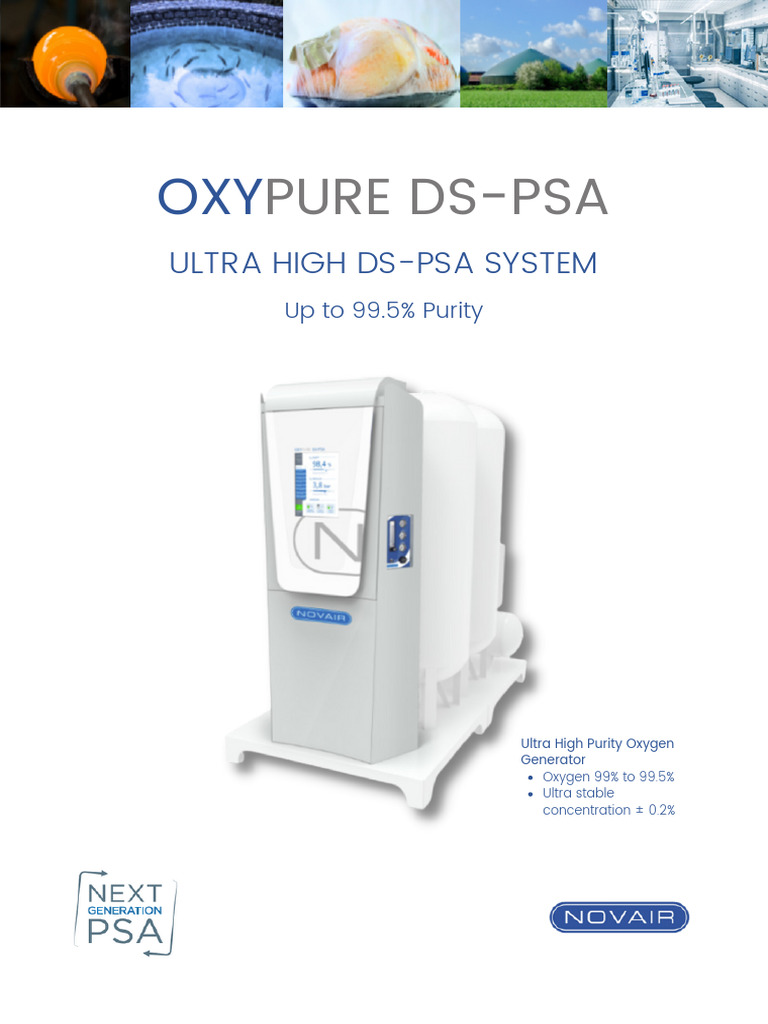 63eeeef25e8099fcb5519b44 - The OXYPURE DS-PSA Brochure | PDF | Oxygen | Gases