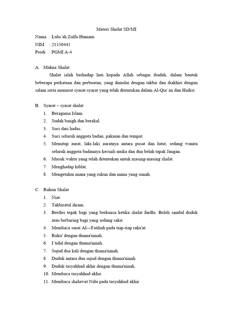 5 - Lulu'Ah Zulfa Humam - UAS PAI | PDF