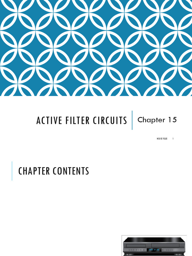 Ch15 Active Filter Circuits | PDF