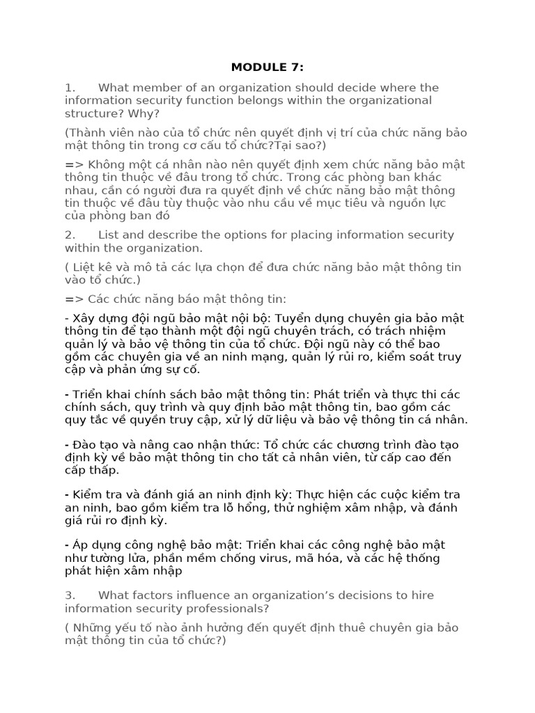 Module 7 - Nhóm 11 | PDF