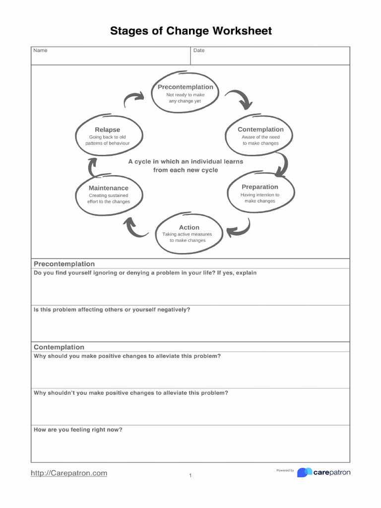 stages-of-change-worksheets (2) | PDF