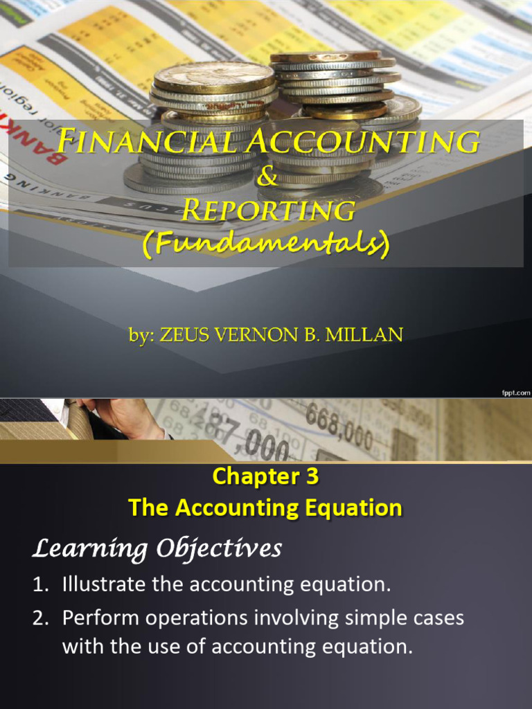 3 The Accounting Equation | PDF