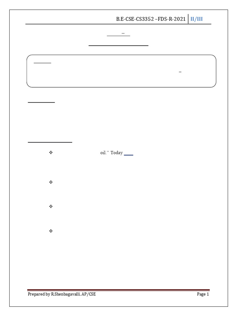 Unit II - DESCRIBING DATA | PDF