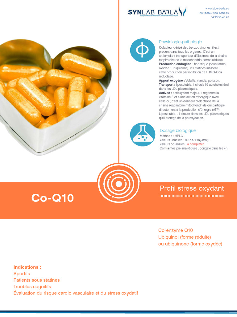 Fiche Co Enz Q10 | PDF