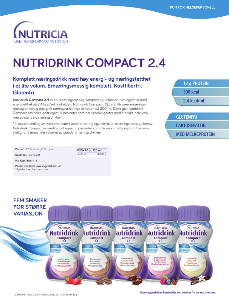 Nutridrink Compact 2.4 2024 01 NO | PDF