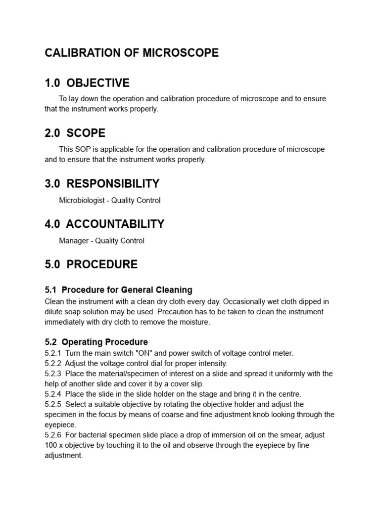 Calibration of Sand Testing Equipments | PDF | Microscope | Science ...
