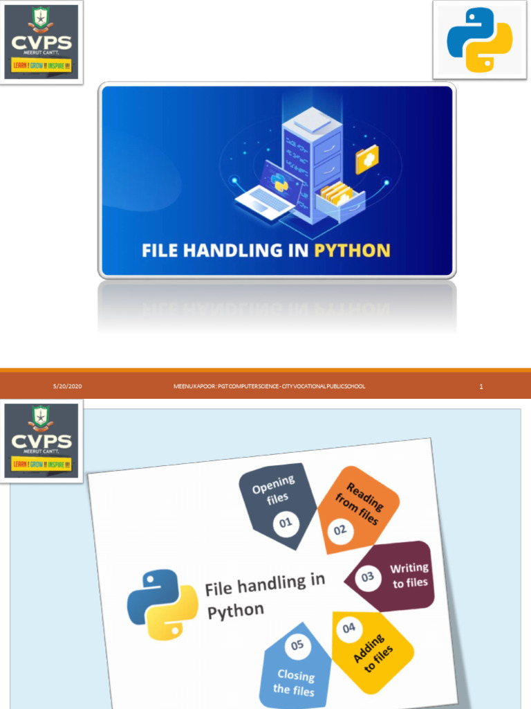 File Handling Text File | PDF